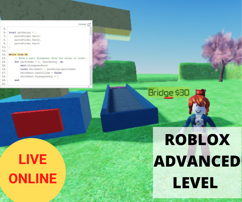 Online Roblox Coding Advanced Level 5 - Term 1 2024 - Online Coding Cl ...
